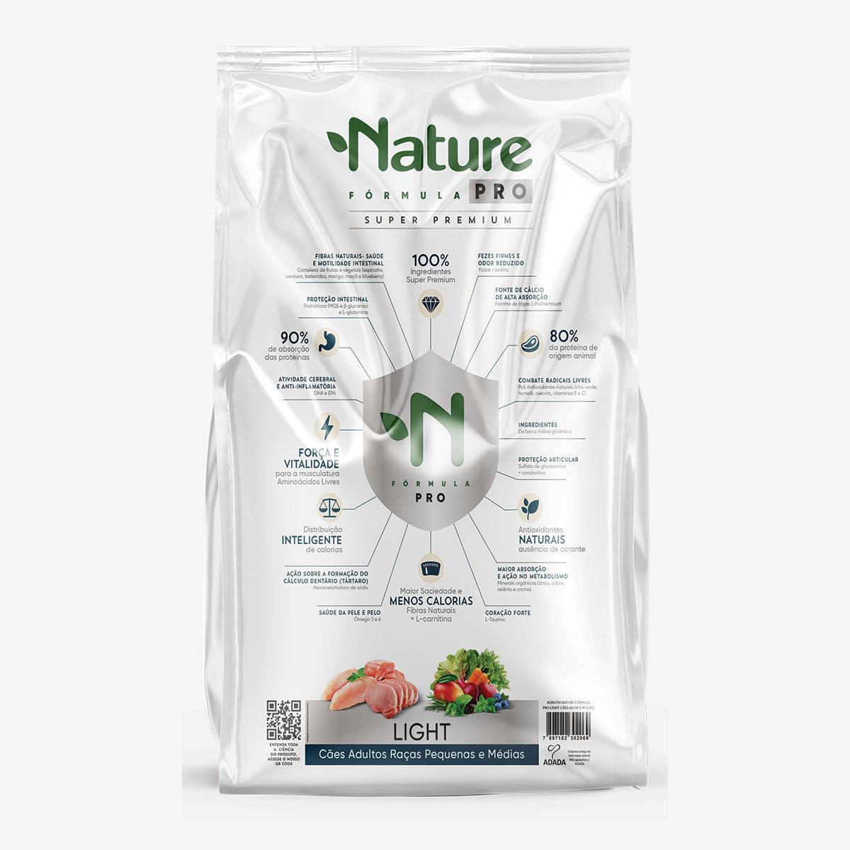 Ração Nature Formula Pro Light Cães Adultos Raças Pequenas e Médias ...